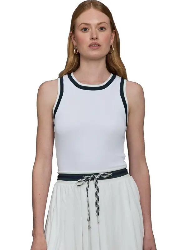 The Upside Kristy Rib Tank - White
