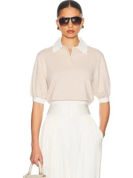 HELSA Liesel Polo - Oatmeal