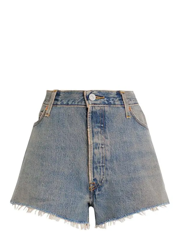 RE/DONE WITH LEVI'S Denim Shorts - Mid Denim