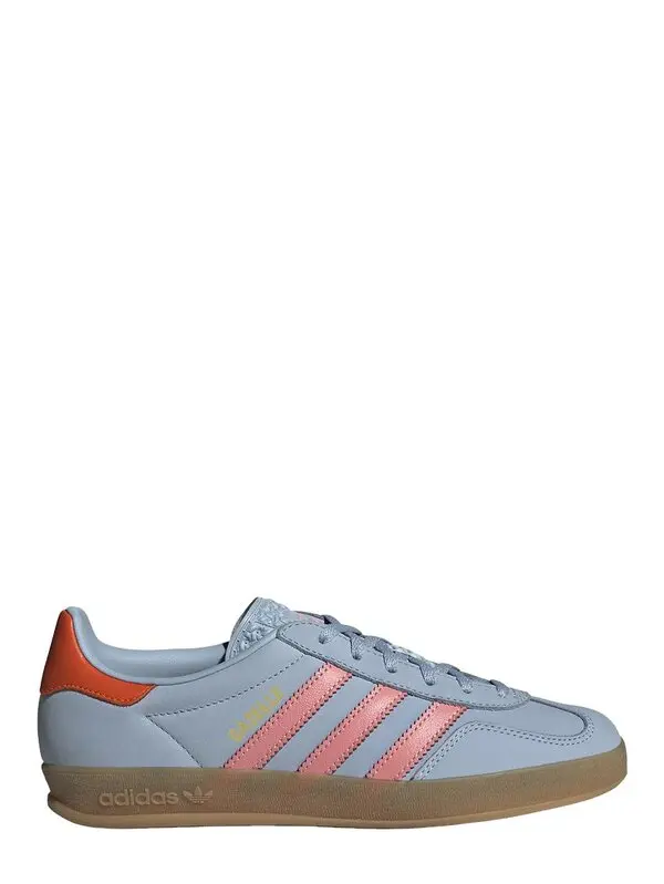 Adidas Gazelle Indoor Sneakers - Wonder Blue/solar Orange/gum