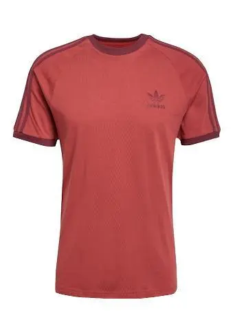 Adidas Adicolor Classics 3stripes Tee Shirt - Preloved Ruby