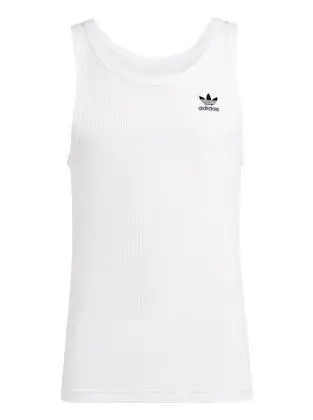 Adidas Trefoil Essentials Tank Top - White