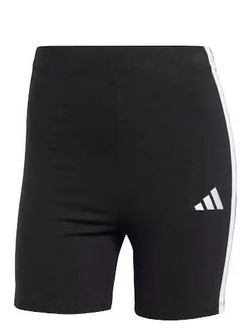 Adidas Essentials 3-stripes High Waisted Biker Shorts - Black/white