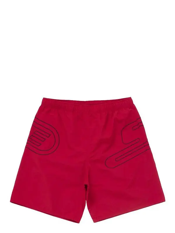 Supreme Big Logo Nylon Short - Red