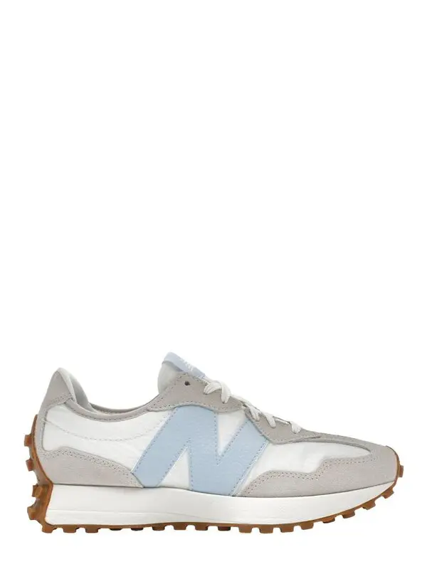 NEW BALANCE 327 Lace Up Sneakers - Timberwolf/sea Salt/light Chrome Blue