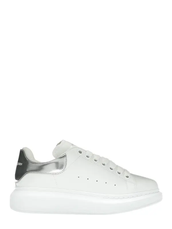 Alexander McQueen Oversized Sneakers - White/silver
