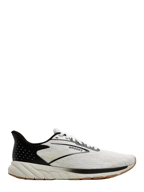 Brooks Athletic Lace Up Sneakers - White/black/tan