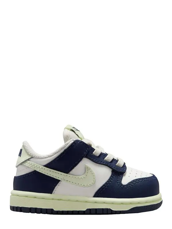 Nike Dunk Low Sneakers - Sail/midnight Navy Blue/volt Tint