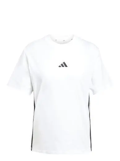 Adidas Essentials 3-stripes Cotton T-shirt - White/black