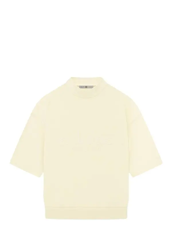 Fear Of God Athletics Heavy Jersey 3/4 Mock Tee Shirt - Pale Yellow