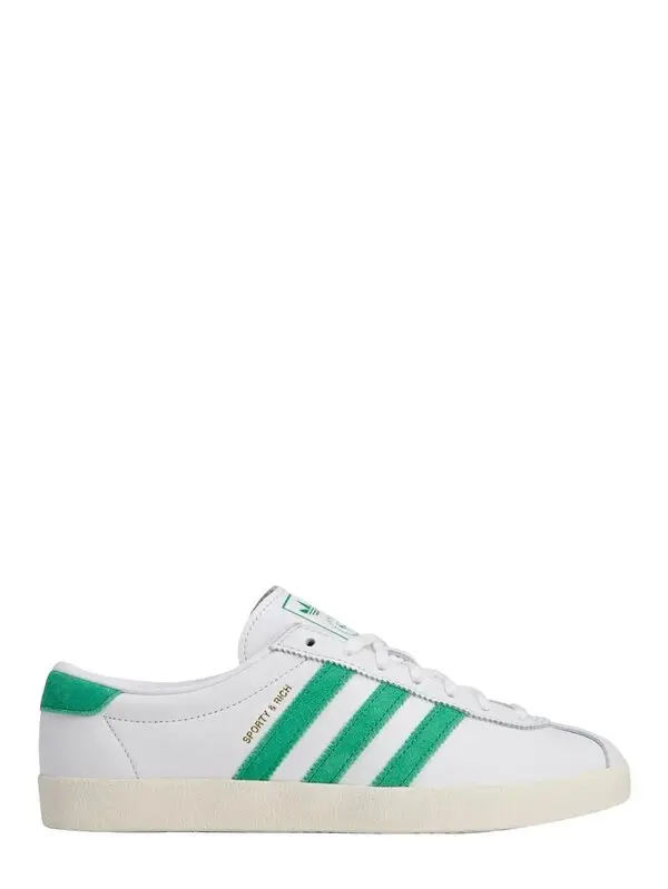 Adidas Blanc Sporty & Rich Sneakers - Footwear White/off White/court Green