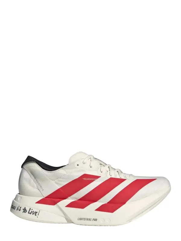 Adidas Adizero Adios Pro 4 - Off White/better Scarelet Red/core Black