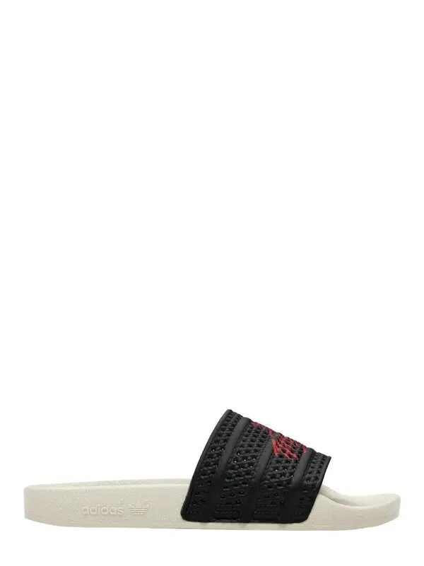 Adidas Adilette 100 Thieves Slides - Black/red/cream