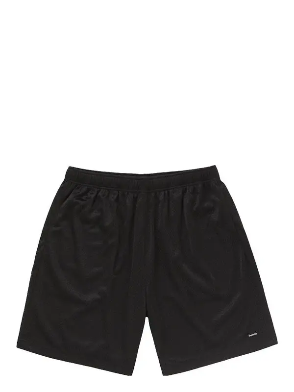 Supreme Small Box Baggy Mesh Short - Black