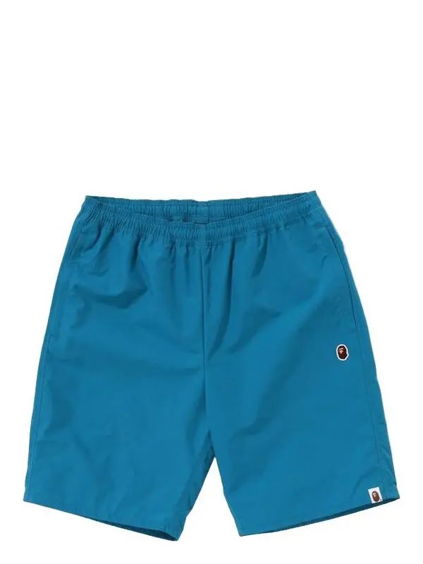 A BATHING APE Ape Head Beach Shorts - Blue