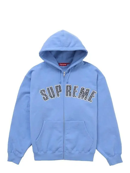 Supreme B.b. Simon Zip Up Hooded Sweatshirt - Blue