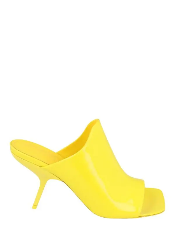 FERRAGAMO Era Patent Leather Mules - Yellow