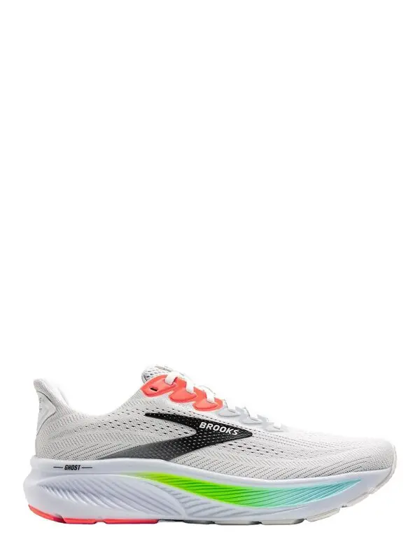 Brooks Ghost 17 Sneakers - White/pink Clay/gecko