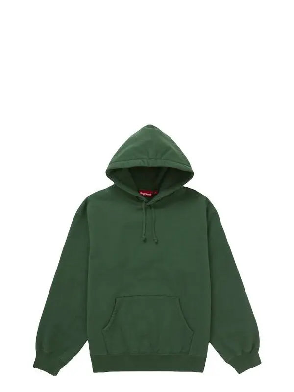 Supreme Frayed Hooded Sweatshirt - Green