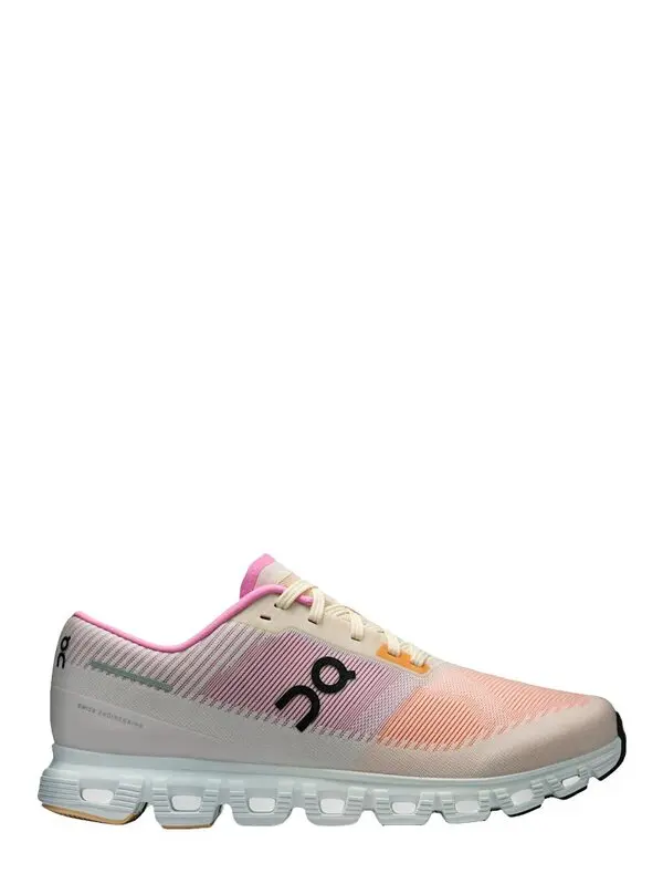 On Running Cloud 6 Pushin Sneakers - Tangerine/raspberry
