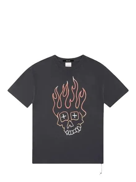 Ksubi Skull Biggie Short Sleeve Tee Shirt - Black
