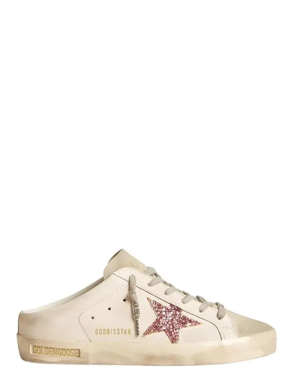 GOLDEN GOOSE Biobased Superstar Sabot - White/ice/pink