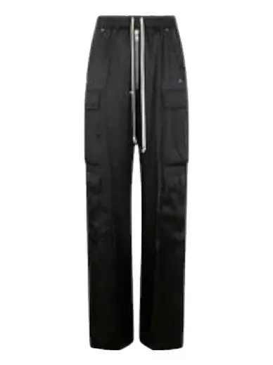 Rick Owens Cargobelas Straight Leg Pants - Black