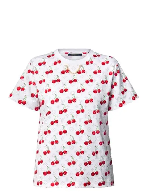 LOUIS VUITTON X Takashi Murakami Cherry T-shirt - White