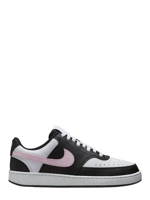 Nike Court Vision Low Next Nature Sneakers - Black/white/pink Foam