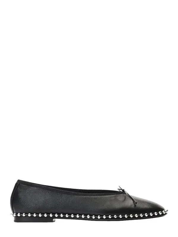 Alexander Wang Lina Ballchain Flat - Black