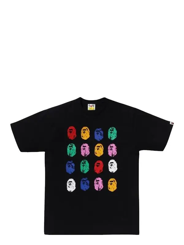 A BATHING APE 32nd Anniversary Ape Head Tee Shirt - Black