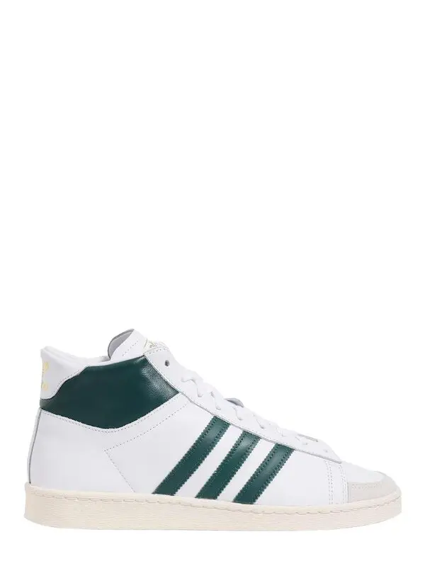 Adidas Jabbar Hi Sneakers - Cloud White/collegiate Green/off White