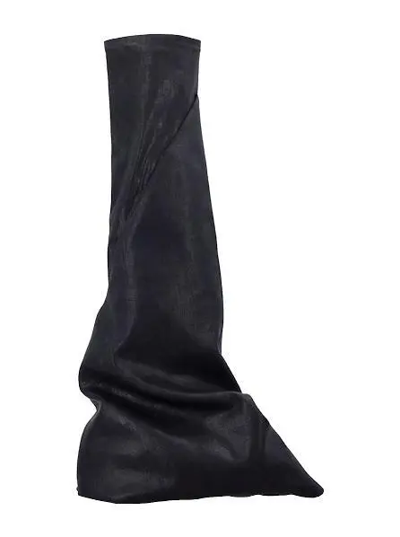 Rick Owens Hollywood Fetish Denim Boots - Black/milk