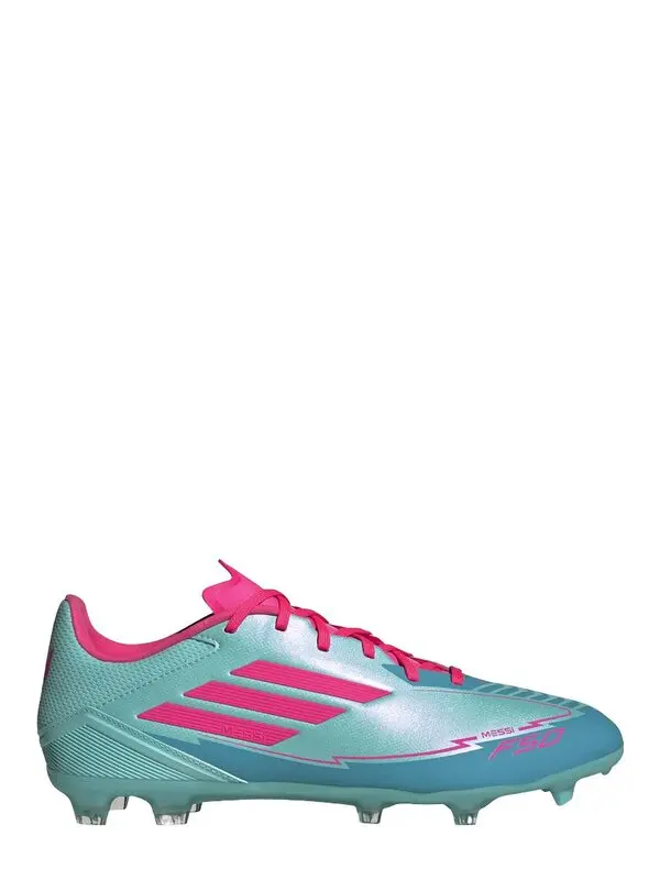 Adidas F50 League Fg/mg Messi Miami - Flash Aqua/lucid Pink/lucid Cyan