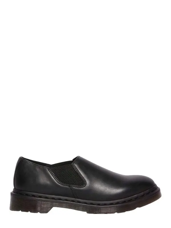 Dr. Martens Louis Analine Leather Slip-on Sneakers - Black