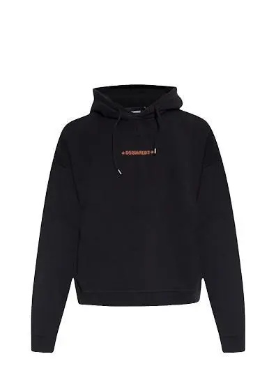 Dsquared2 Small Logo Hoodie - Black