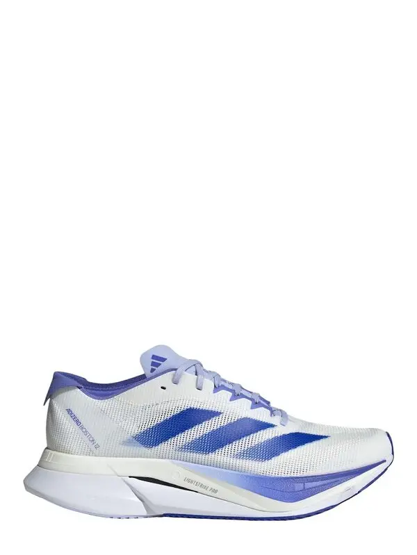 Adidas Adizero Boston 12 Sneakers - Cloud White/lucid Blue/cobalt Blue