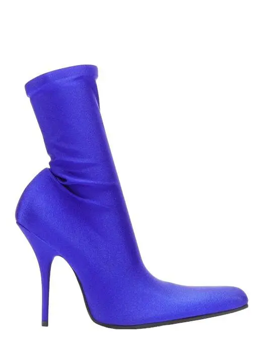 Balenciaga Denma Shiny Sock Booties - Royal Blue