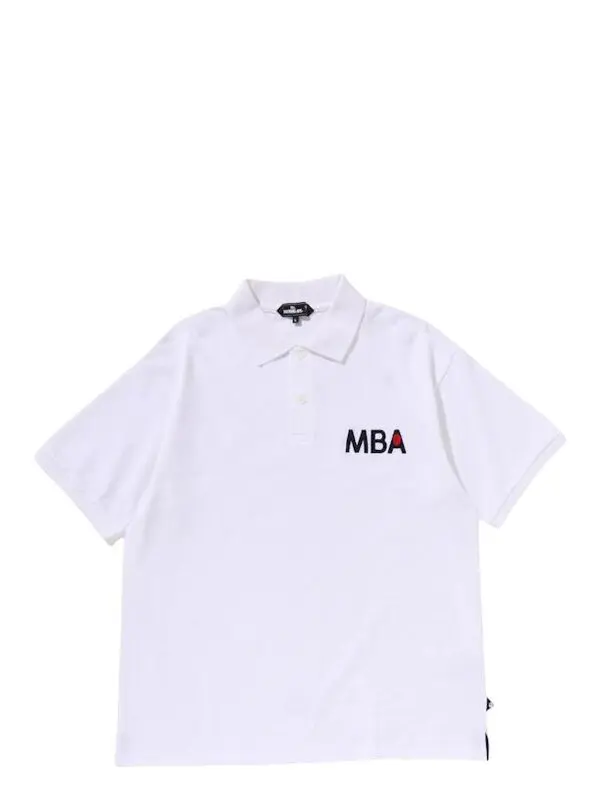 A BATHING APE Basic Polo Shirt - White