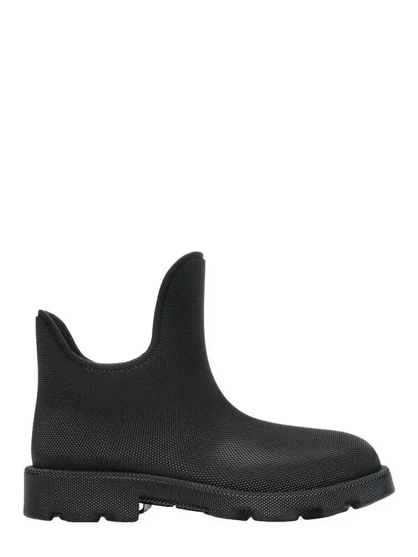 Burberry Round-toe Ankle Boots - Black
