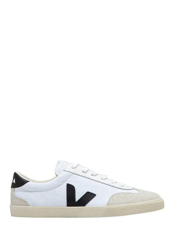 VEJA Volley Canvasin Sneakers - White/black