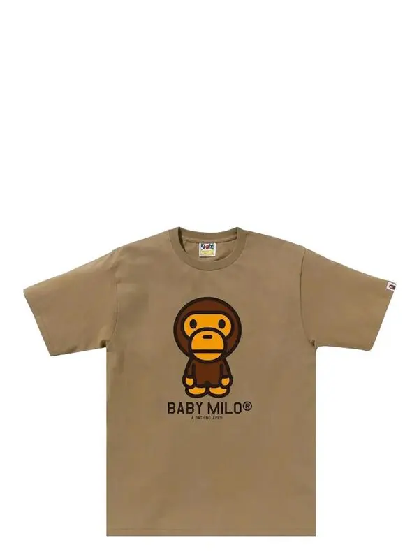 A BATHING APE Baby Milo Tee Shirt - Beige
