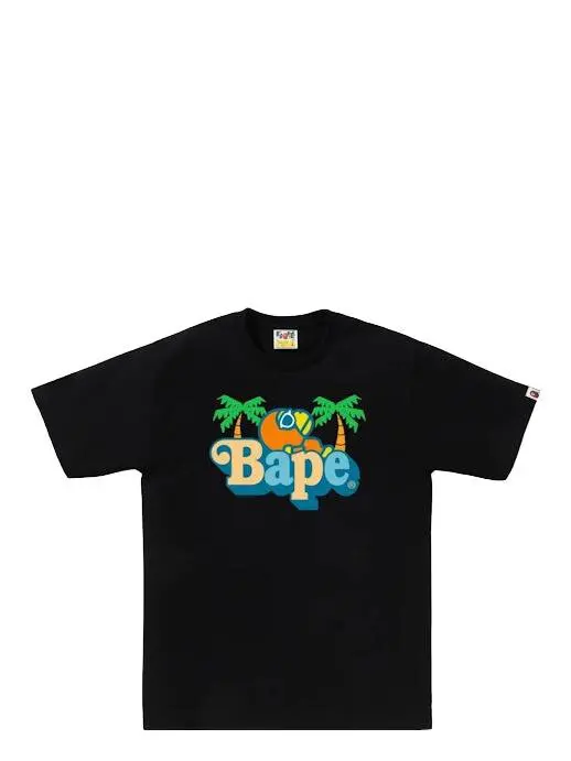 A BATHING APE Colors Milo On Summer Tee Shirt - Black