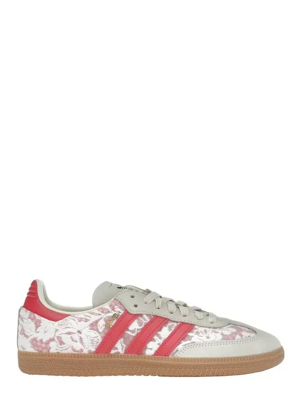 Adidas Samba Og Liberty London Sneakers - Footwear White/cream White/better Scarelet Red