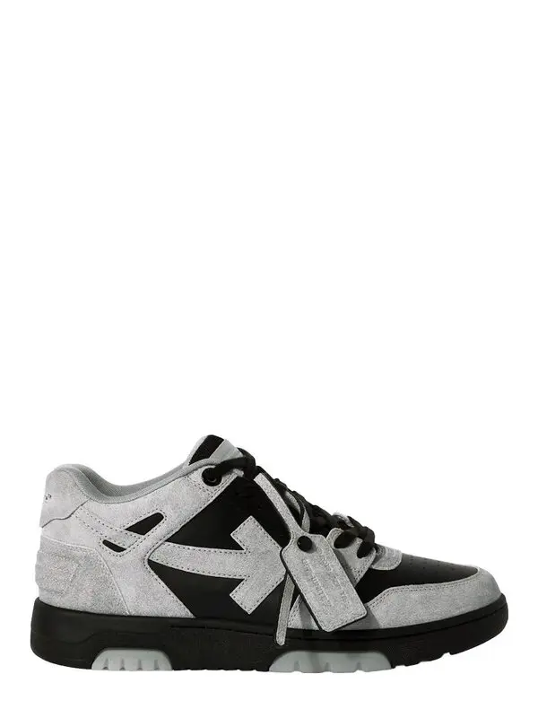 Off-White Out Of Office Low-top Sneakers - Light Gray/black