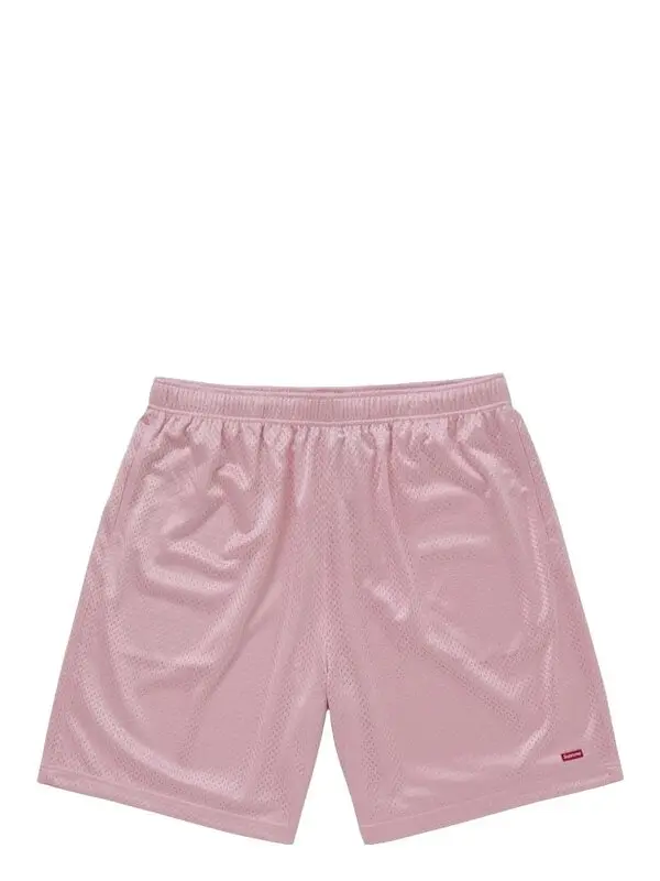 Supreme Small Box Baggy Mesh Short - Pink