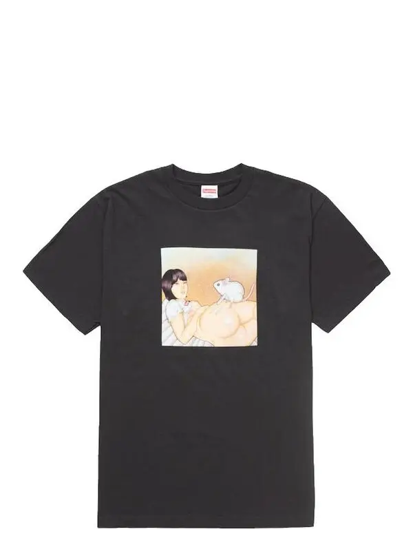 Supreme Mouse Tee Shirt - Black