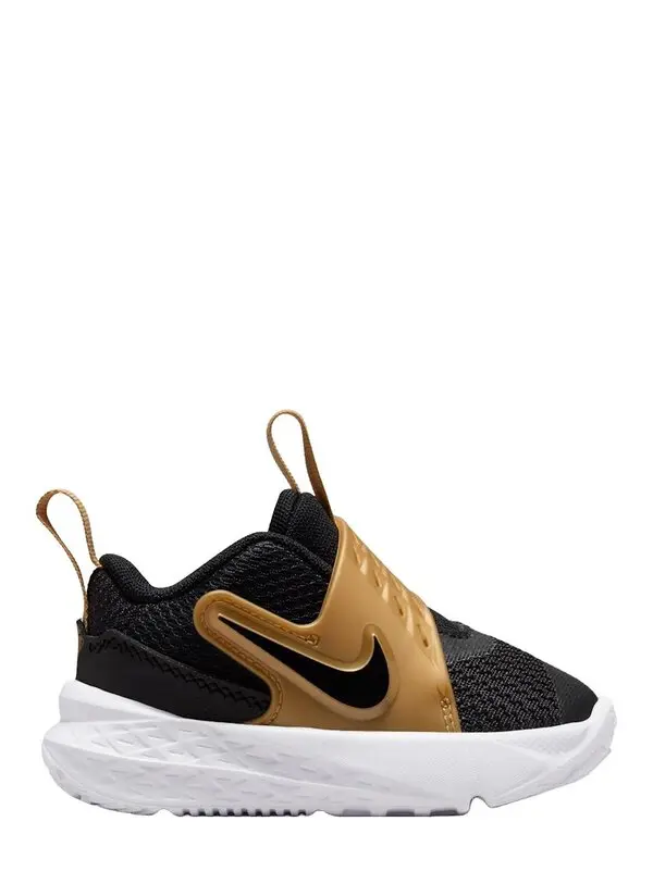 Nike Team Hustle D 12 Sneakers - Black/metallic Gold/white