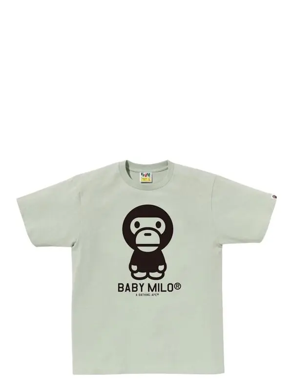 A BATHING APE Bicolor Baby Milo Tee Shirt - Green