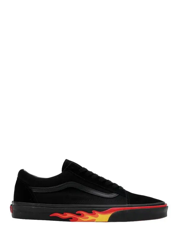 VANS Old Skool Flame Wallin Sneakers - Black/flames